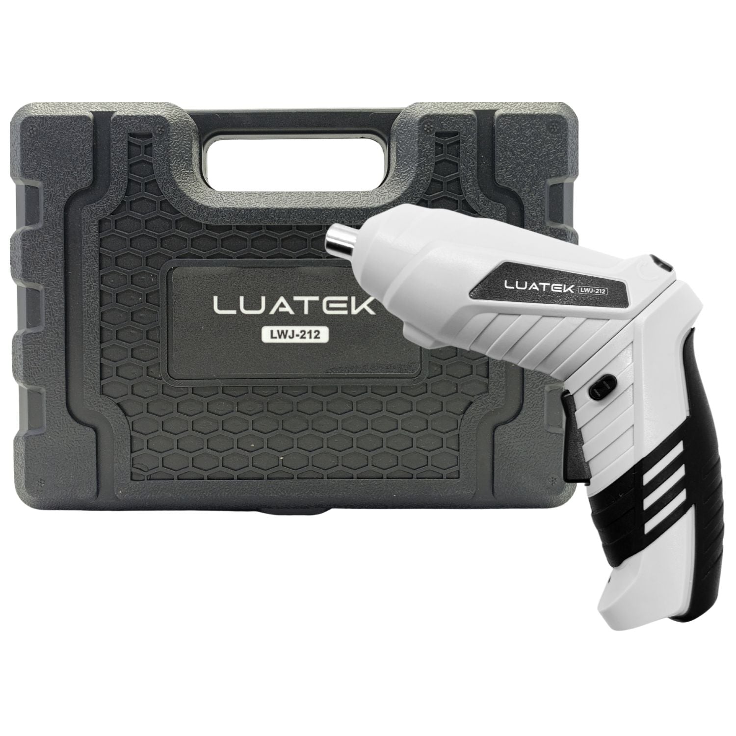 Kit Parafusadeira Mini Com Luz Led Portátil Recarregável Usb e Maleta